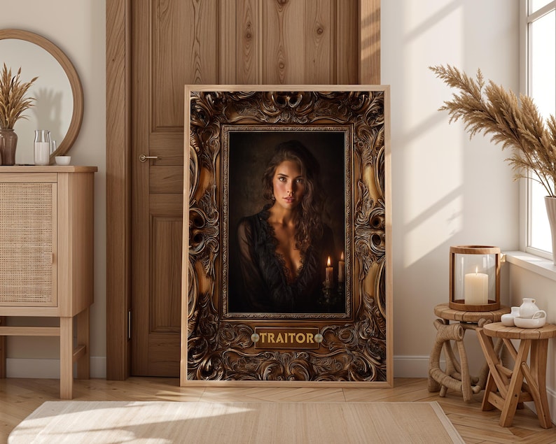 Personalized Traitors Portrait Poster: Renaissance Style Art - Etsy