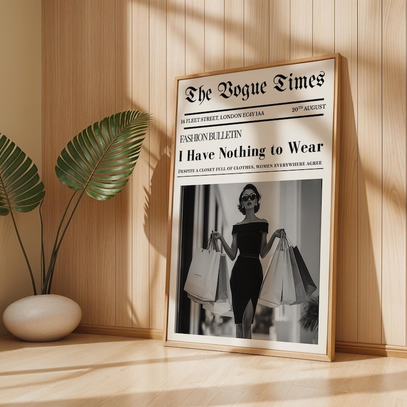 Vogue Poster - Etsy UK