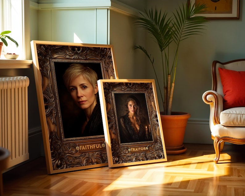 Personalized Traitors Portrait Poster: Renaissance Style Art - Etsy