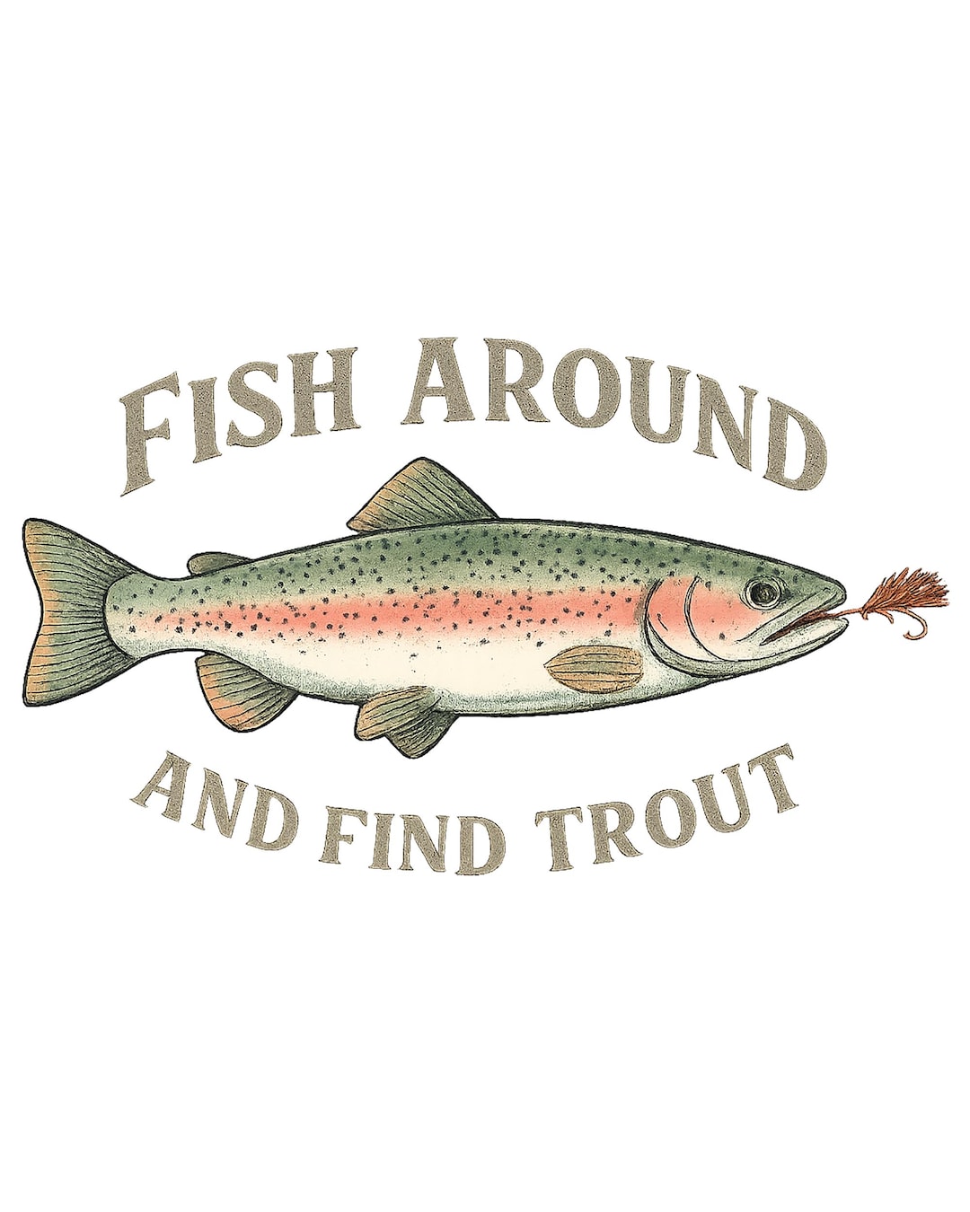Fish Around and Find Trout Png, Fishing Meme Punny Pun, Dad Joke Meme ...