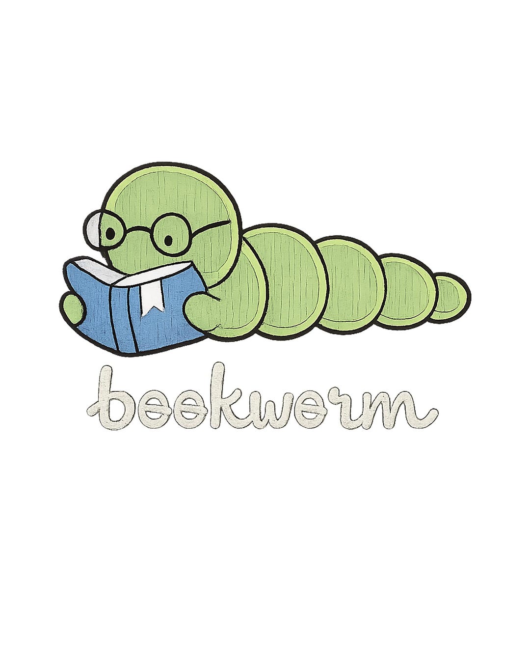 Bookworm Png, Cozy Reading Png, Autumn Bookish Gifts, Instant Digital ...