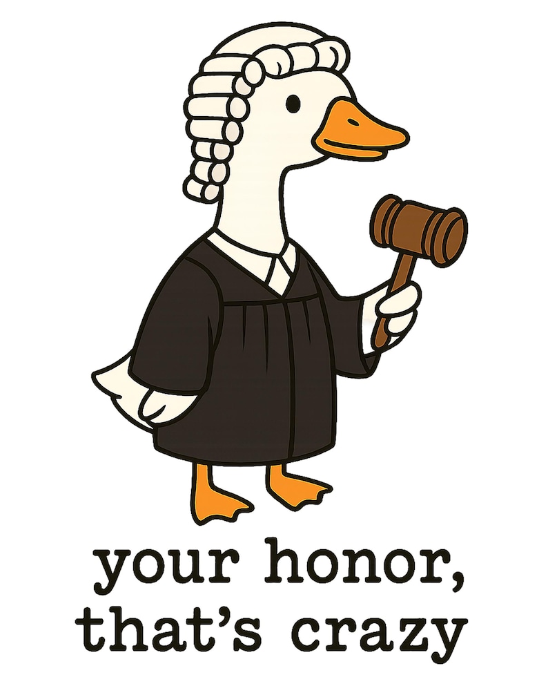 Goose Lawyer Png, Law School Graduation Png, Funny Silly Lawyer Gift ...