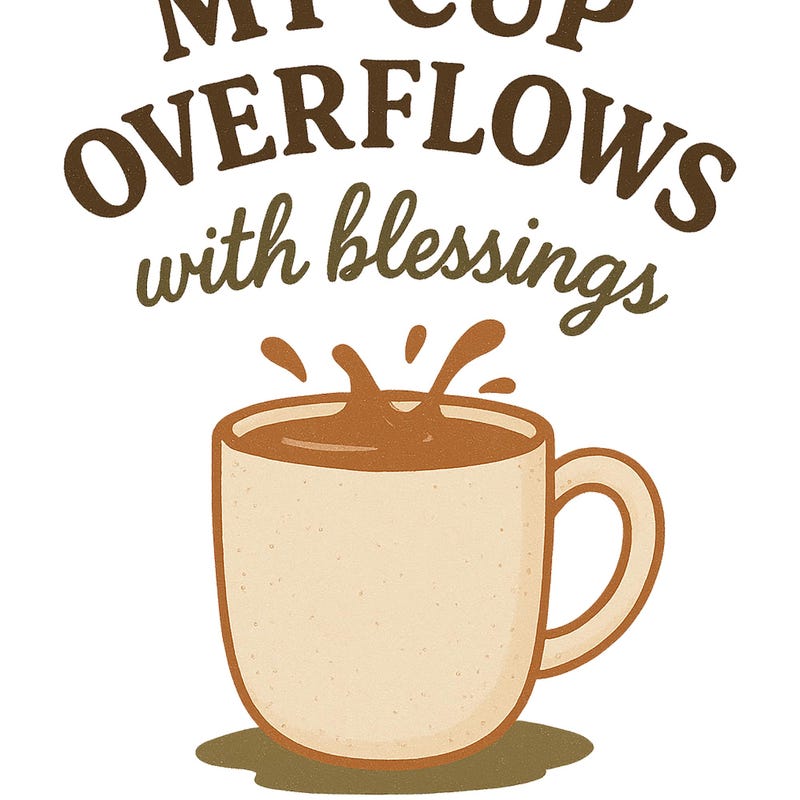 My Cup Overflows - Etsy