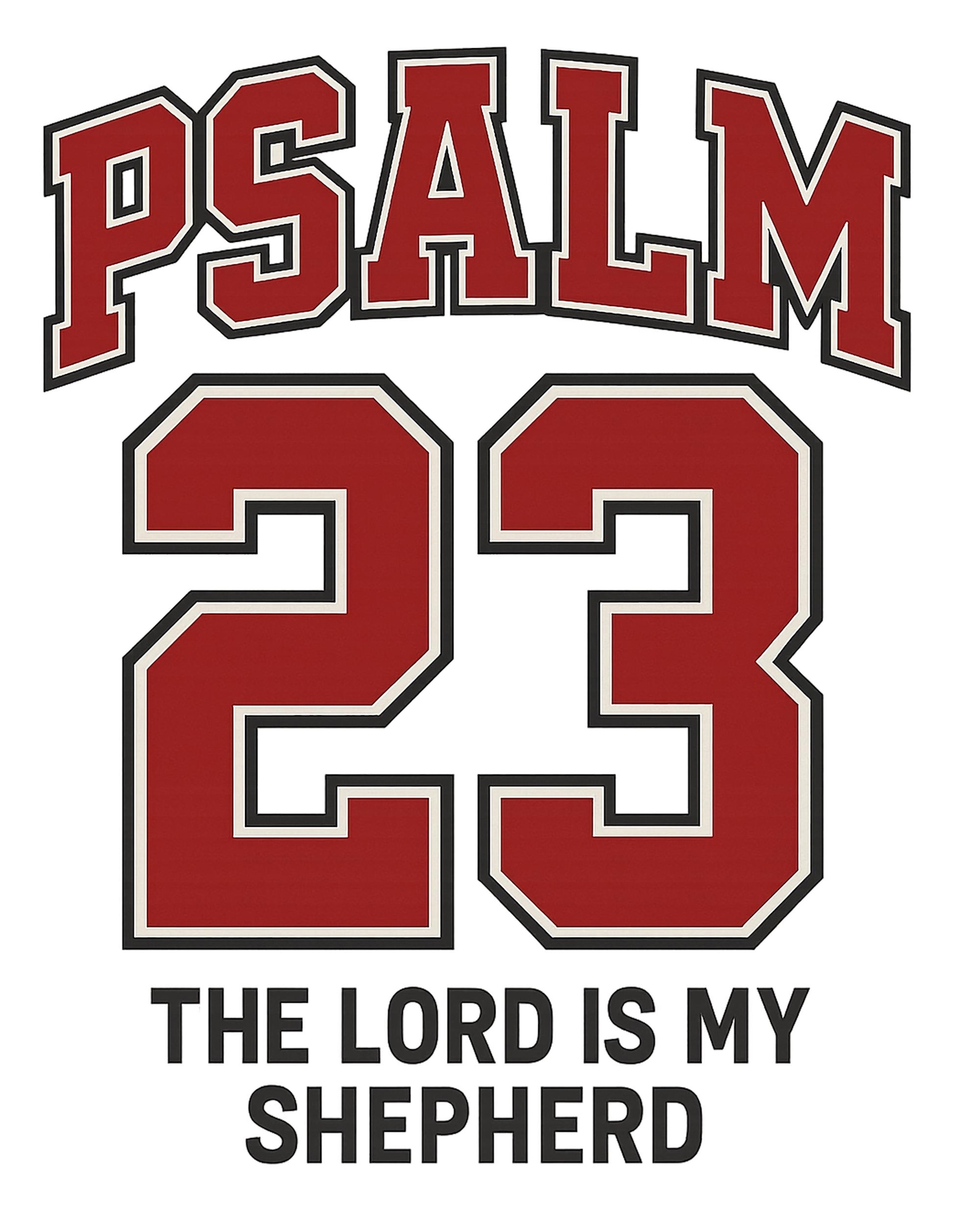 Psalm 23 Svg Png, the Lord is My Shepherd PNG, Bible Verse Png ...
