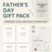 Fathers Day Printable Gift Pack | Affirmation Posters, Letter to Dad ...