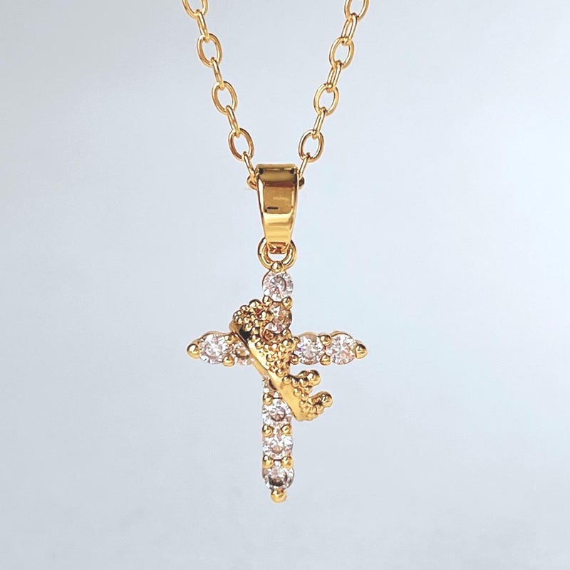 Crown Gold Cubic Zirconia - Etsy