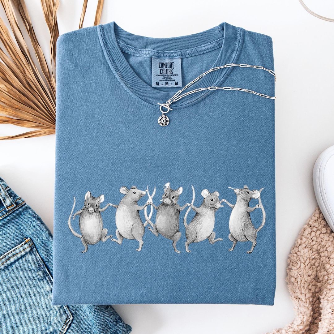 Funny Dancing Rats Shirt, Retro Rodent Meme Tee, Sarcastic Animal Lover ...