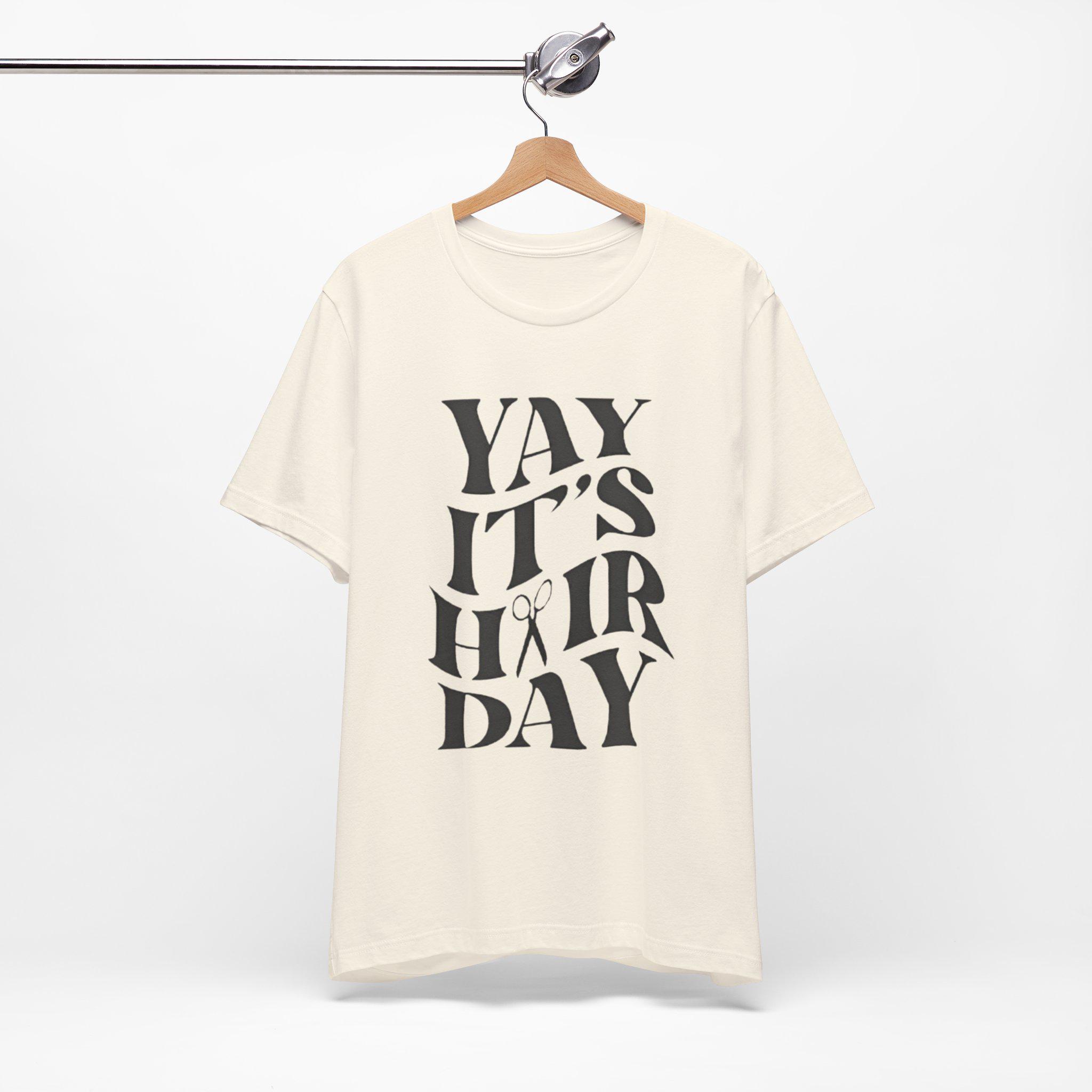 YAY It’s Hair Day Shirt | Cute Hairdresser T-shirt | Retro Stylist Tee ...