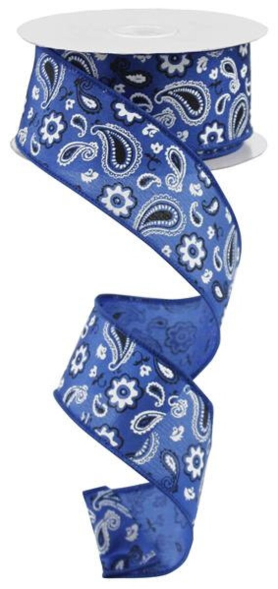 Blue Bandana Ribbon at Elmer Orndorff blog