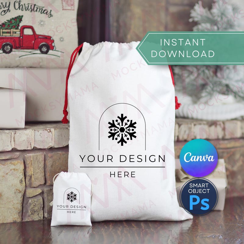 Santa Sack - Etsy