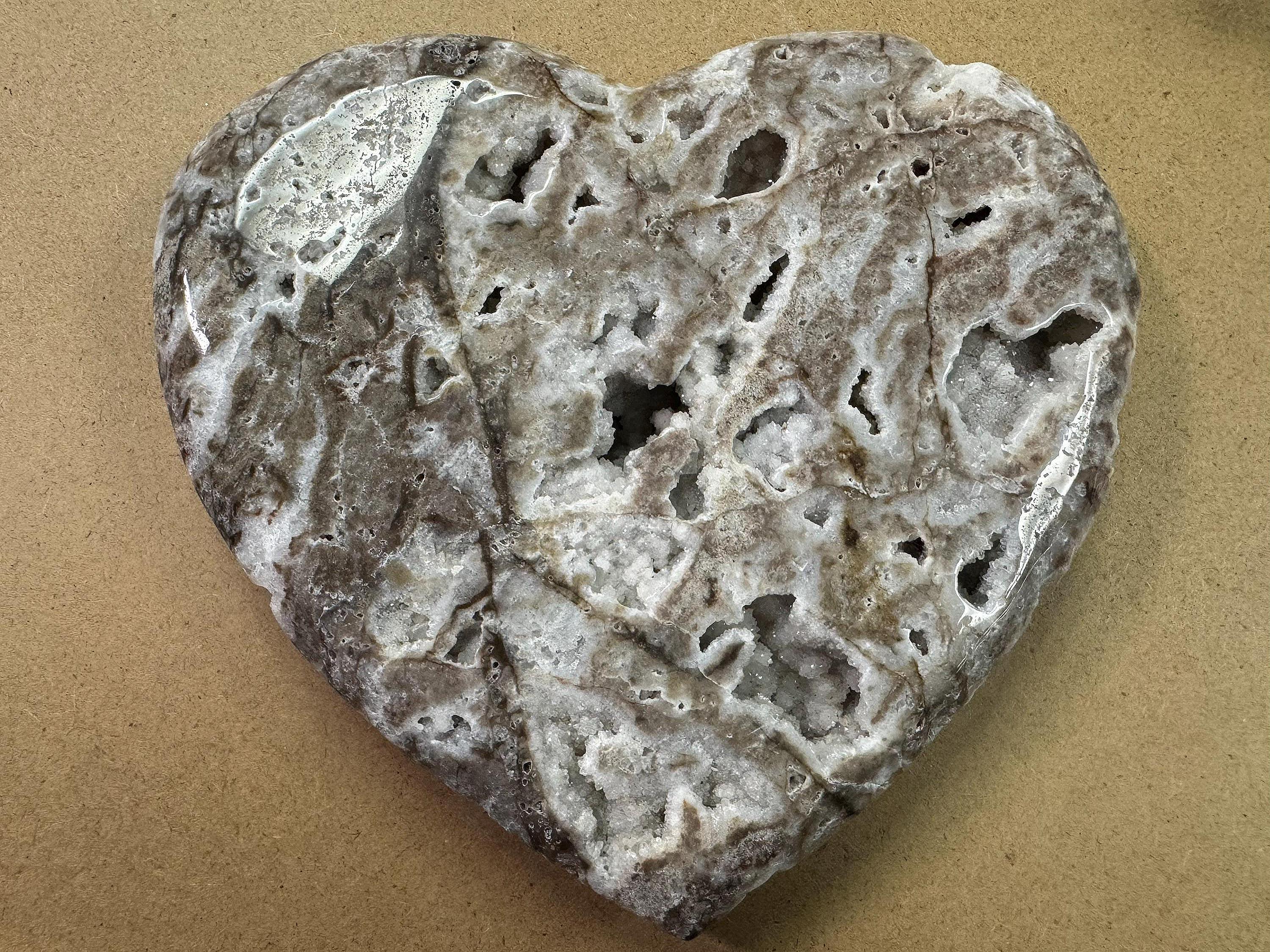 Sphalerite Heart: Grounding Crystal Healing Stone (7 1/8" Wide) - Etsy