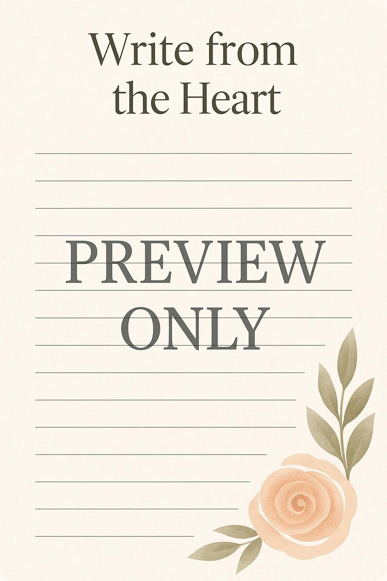 Letters to Heaven Printable | Grief Letter Kit for Loved Ones in Heaven ...