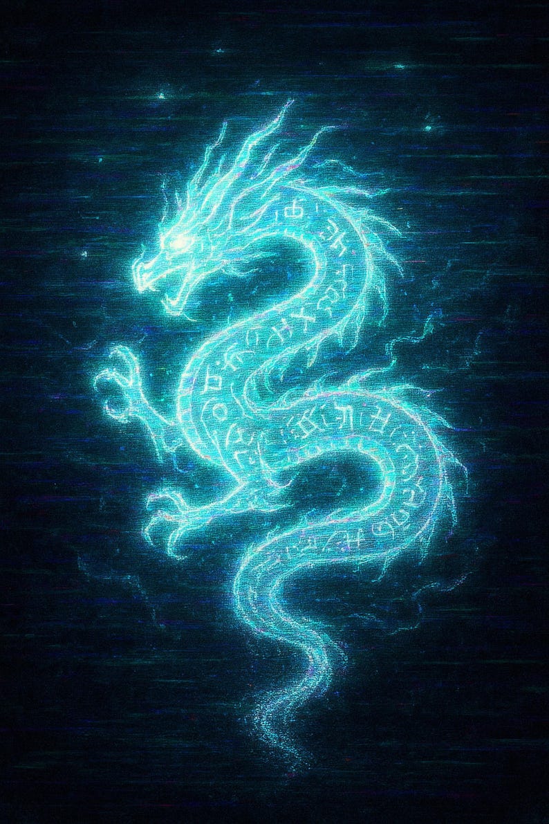 Elemental Dragons – Printable Fantasy Wall Art Set Featuring Fire ...