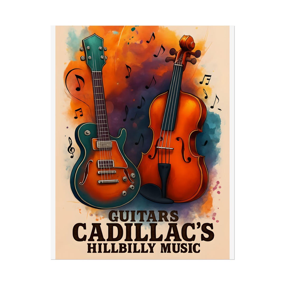 Musical Art Print, Vintage Poster for Music Lovers, Home Decor, Gift ...