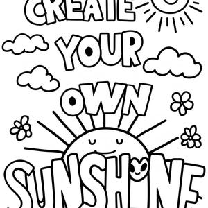Easy Summer Fun, Coloring Book for Kids, Summer, Activities, Printable ...
