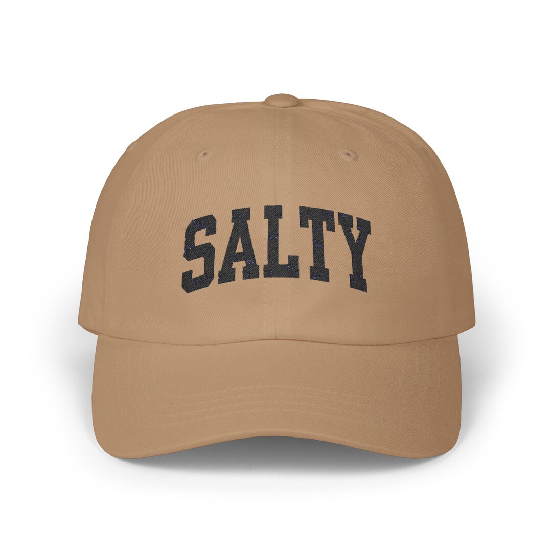 Salty Classic Dad Cap - Trendy Hat for Beach Lovers, Fishermen, Outdoor ...
