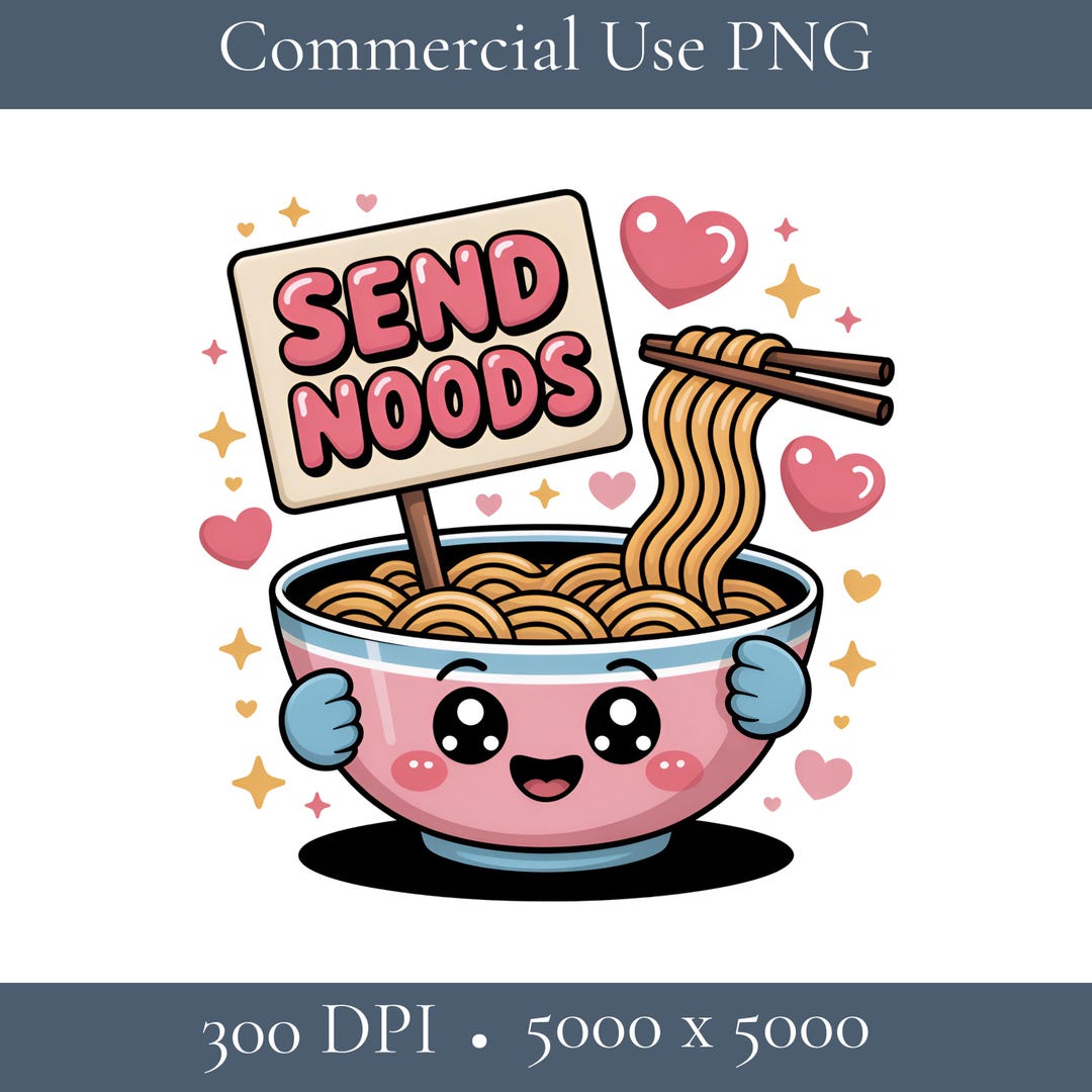 Send Noods PNG, Ramen Noodles Clip Art, Funny Noodle Foodie Shirt ...