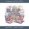 Slumber Party Clipart, Sleepover Tents, Movie Night, Pajama Party, Card ...