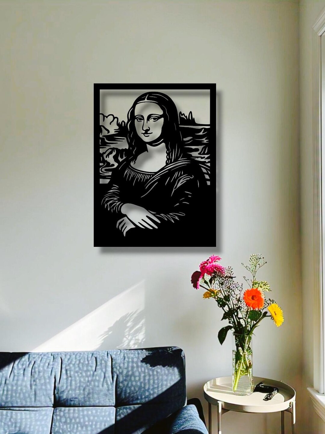 Mona Lisa DXF Laser Cut | Decorative Gioconda Wooden Painting | CNC ...