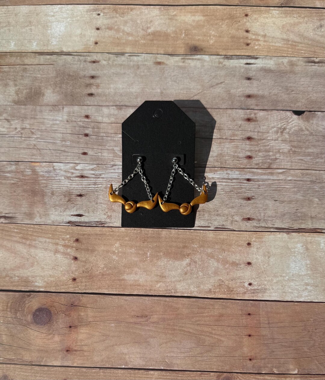HP Golden Snitch Earrings - Etsy