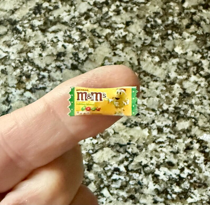 Mini Christmas Candy for Dollhouse Stocking Stuffer, Diorama or Holiday ...