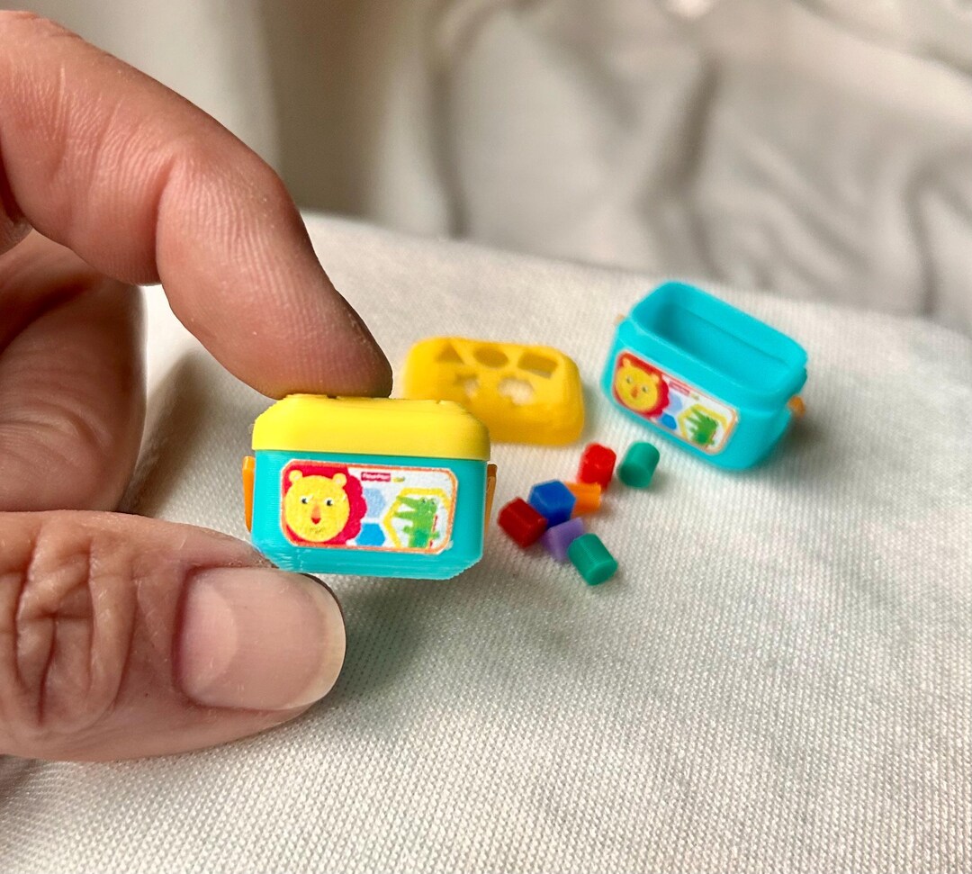 Miniature Shape Sorting Toy - Etsy