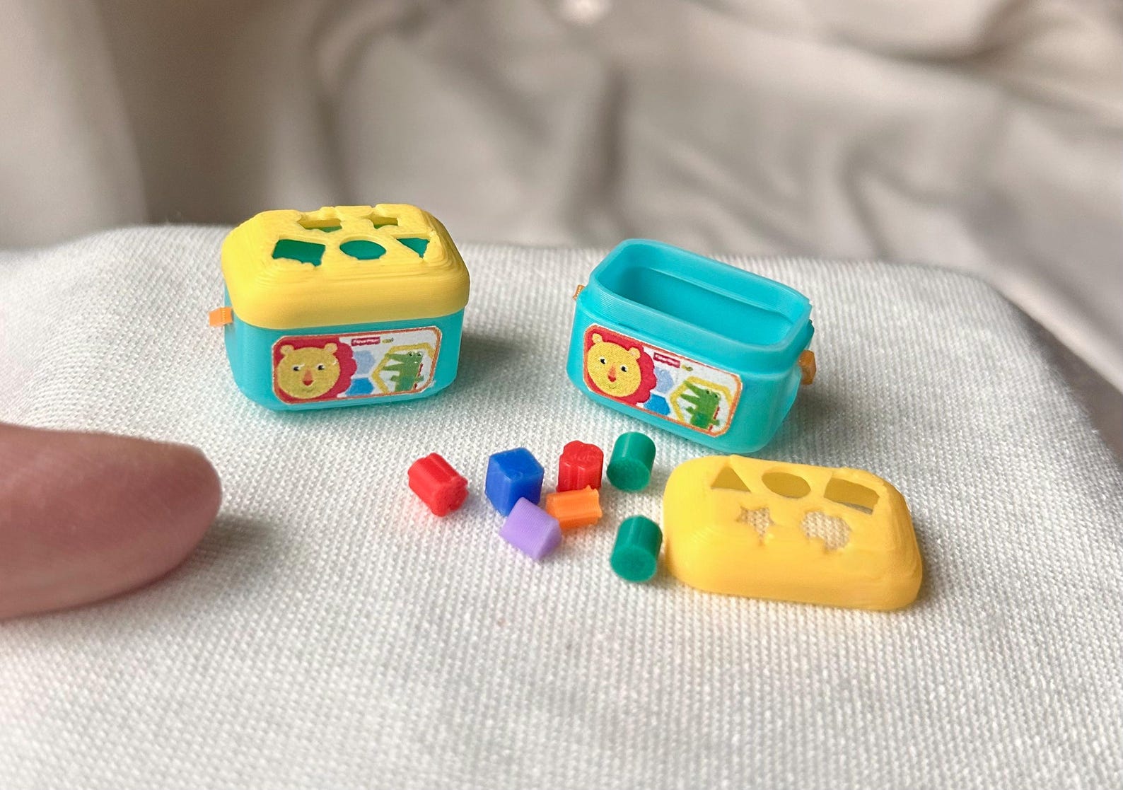 Miniature Shape Sorting Toy - Etsy