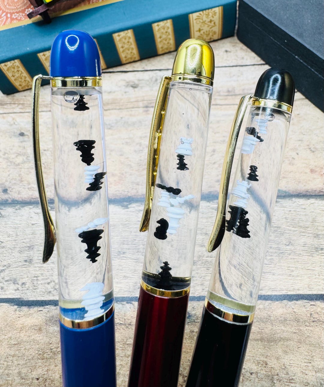 Chess Pieces Float Pen/gift for Chess Players - Etsy