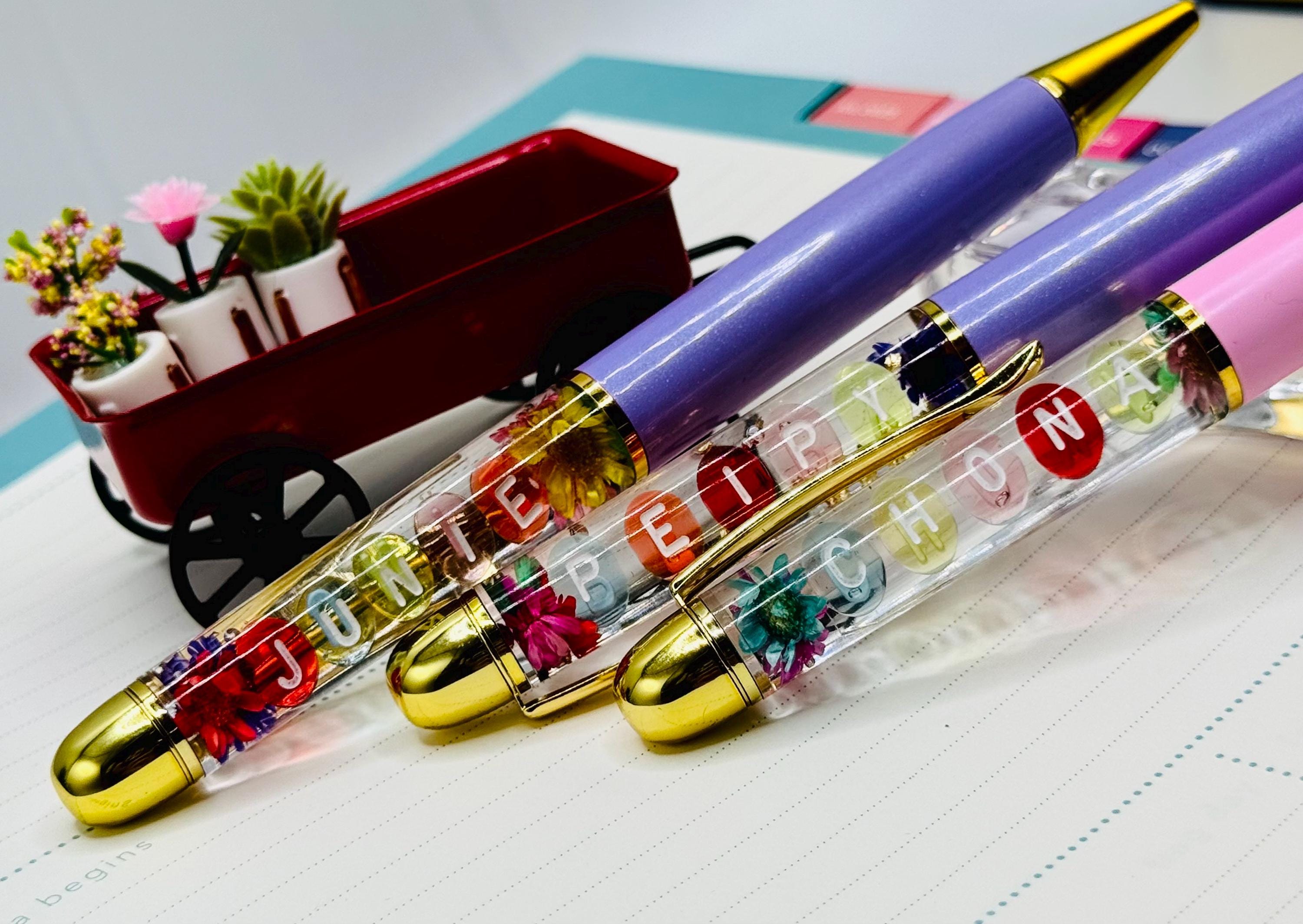 Personalized Name Float Pen: Custom Stationery Gift (up to 7 Letters - Etsy