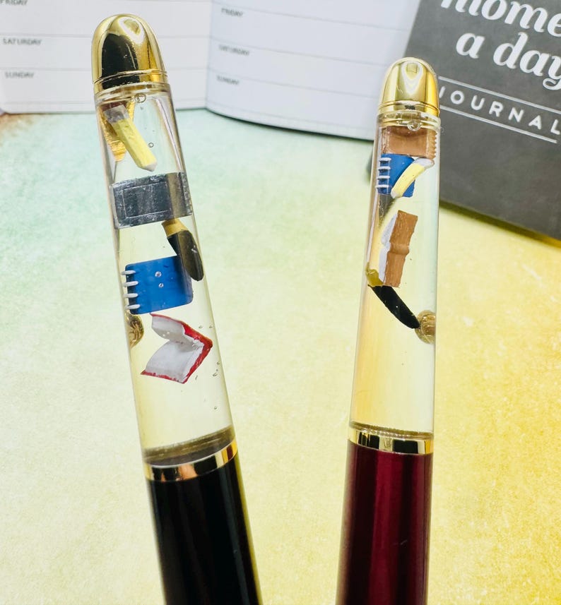 Writer Essential - Themed Float Pen/ Gift for Authors, Writer, Bookish ...