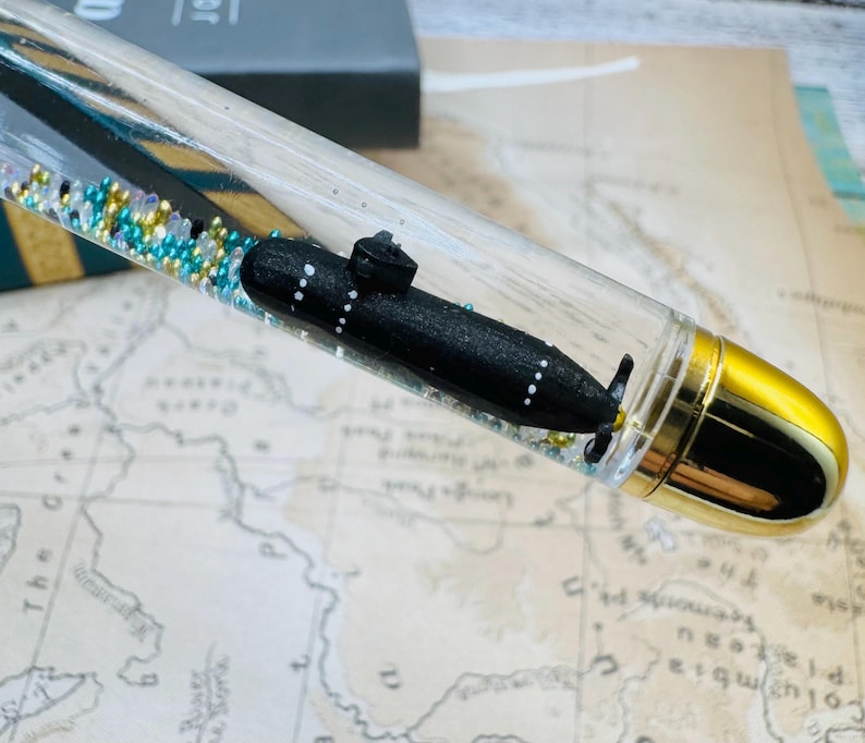 Military Submarine Float Pen, Novelty Navy Gift With Refill - Etsy