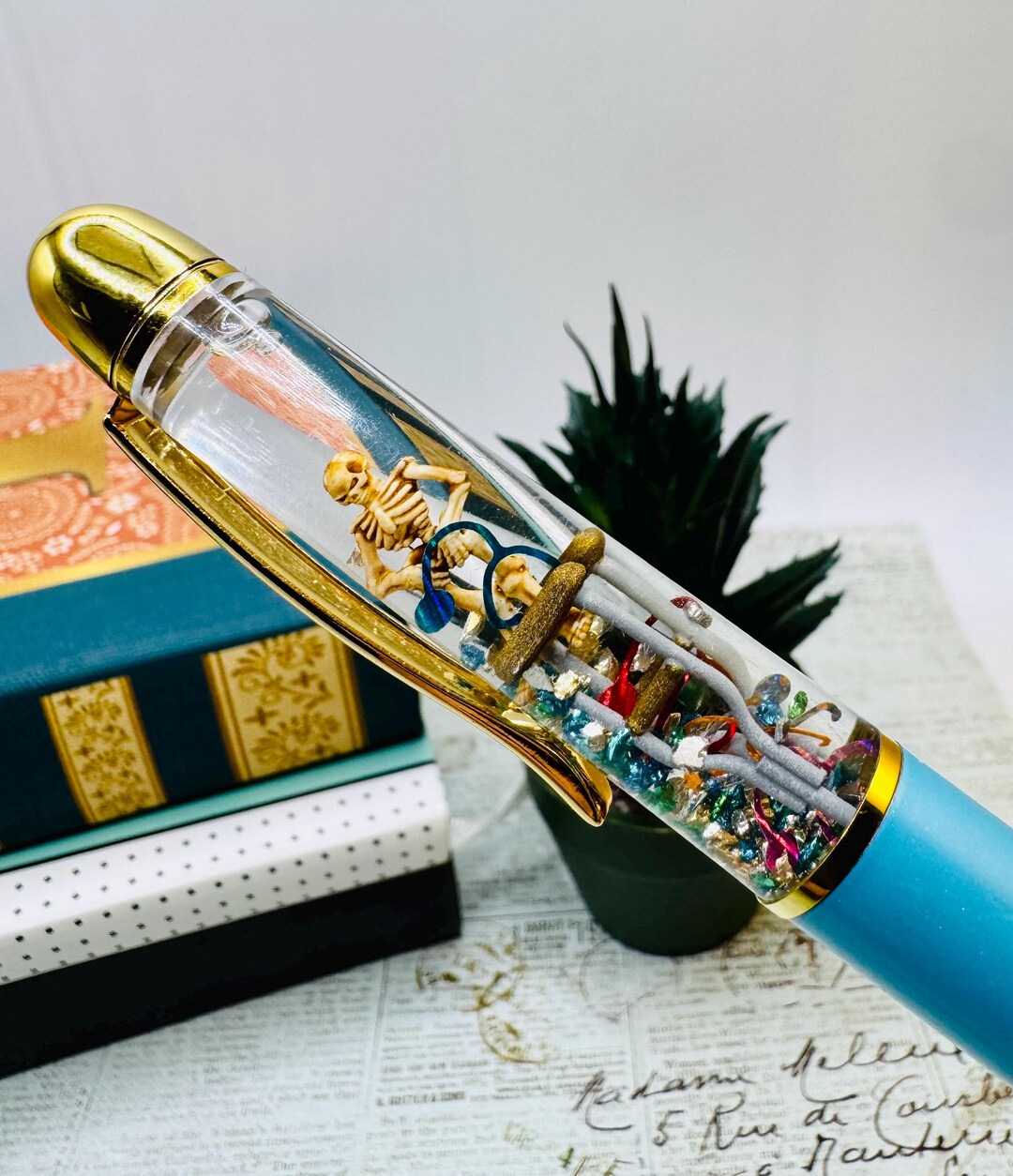 Crutches & Bones Float Pen: Medical/rehab Gift Pen - Etsy