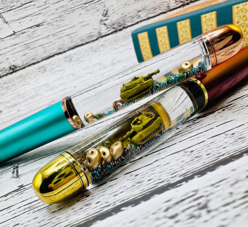Military Tank Float Pen, Novelty Army Gift With Refill - Etsy