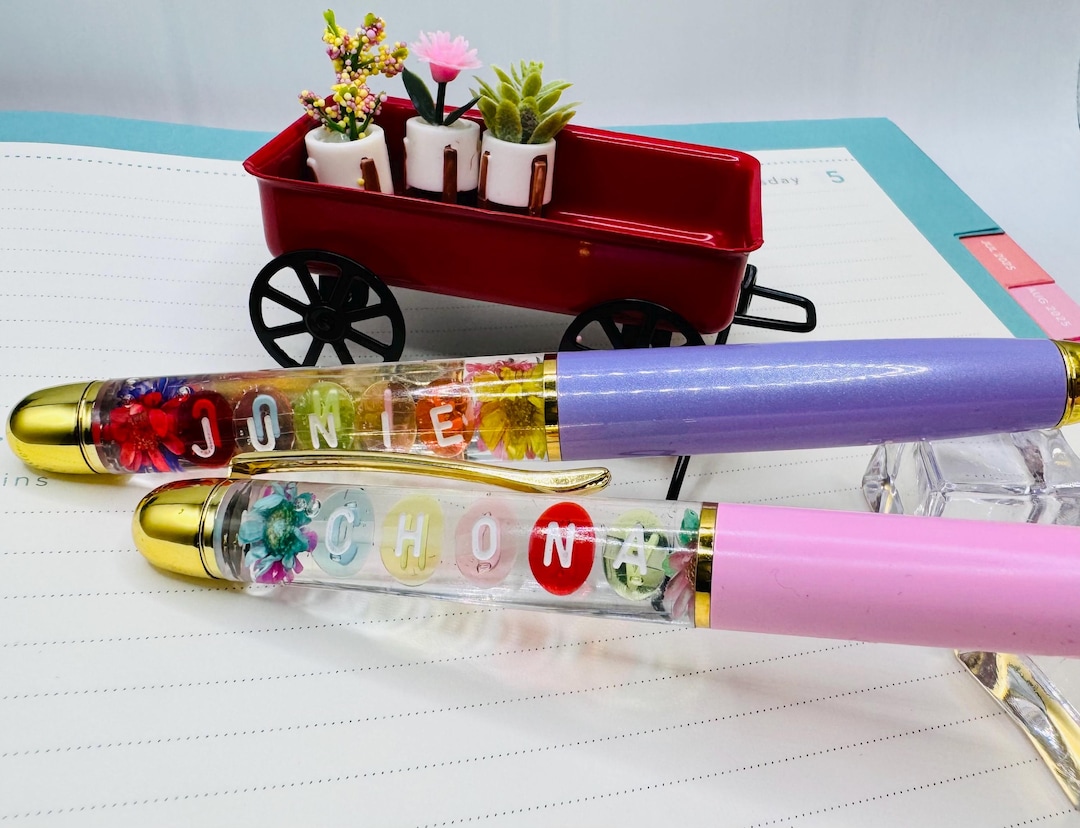 Personalized Name Float Pen: Custom Stationery Gift (up to 7 Letters - Etsy