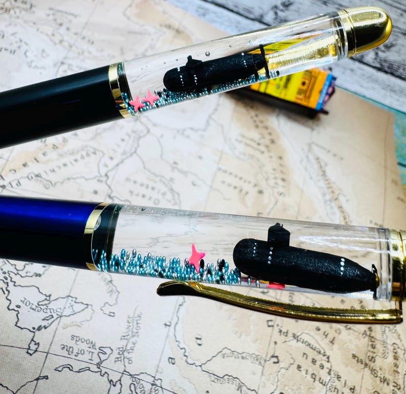 Military Submarine Float Pen, Novelty Navy Gift With Refill - Etsy