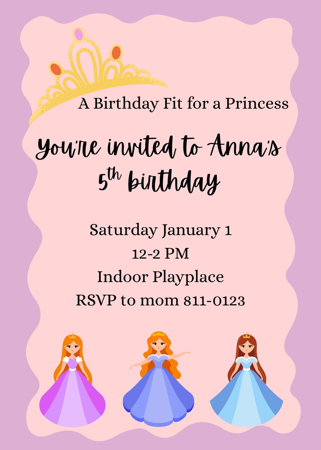A Birthday Fit for a Princess - Etsy