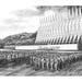 United States Air Force Academy - Cadets in Formation and Chapel, Pen ...