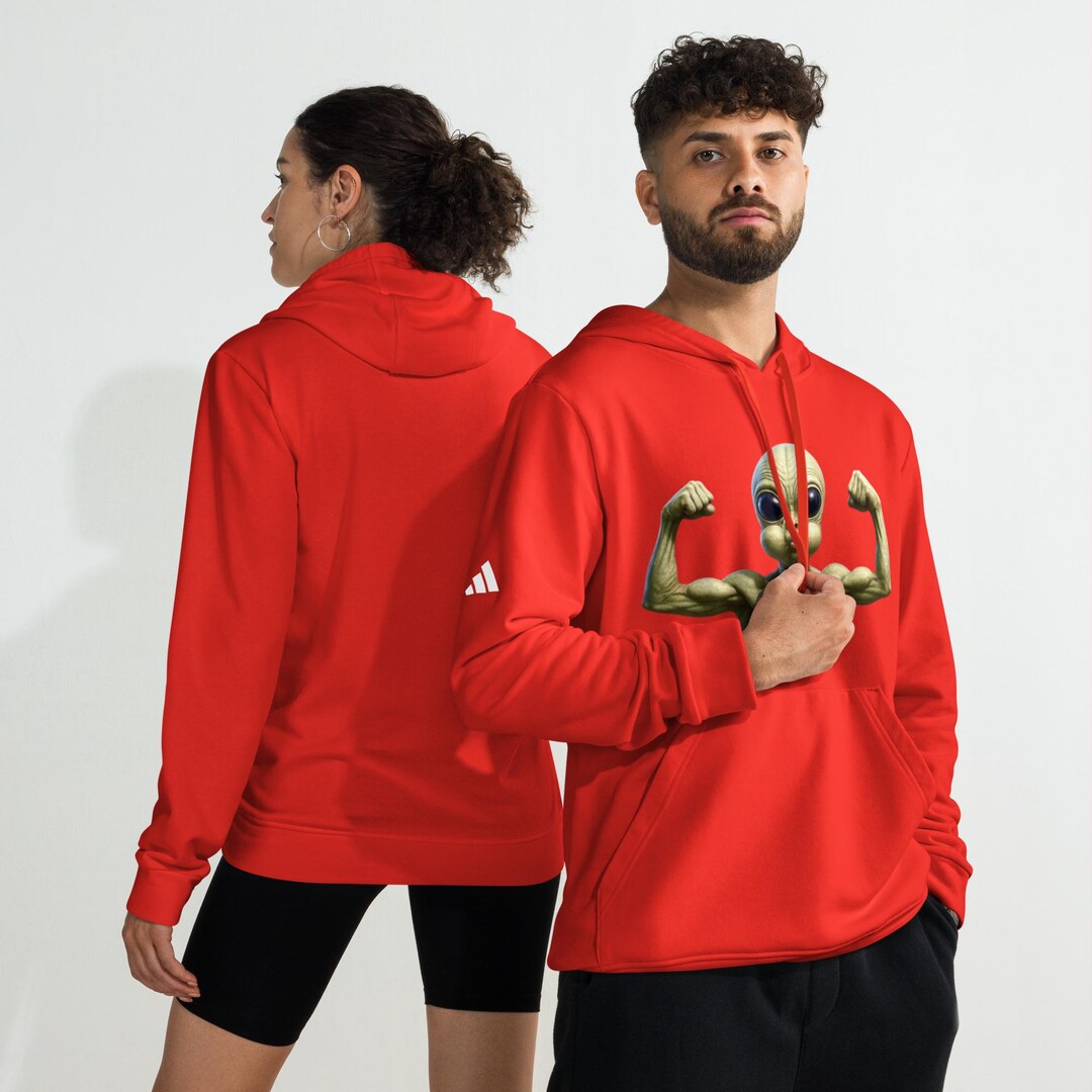 Alien Adidas Fleece Hoodie - Etsy