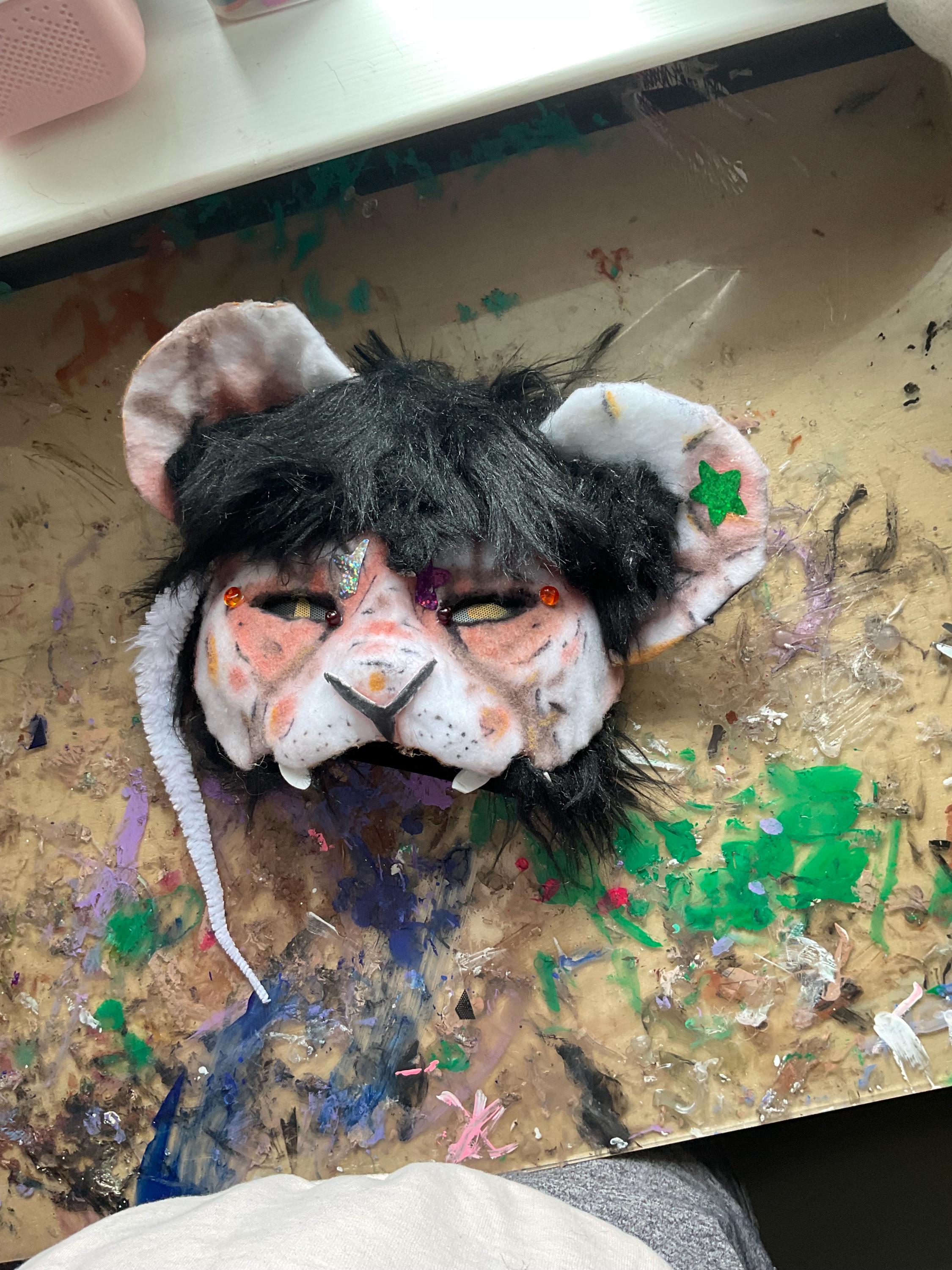 Cheep Therian Cat Tiger Mix , Lined With Felt, Pre-made - Etsy