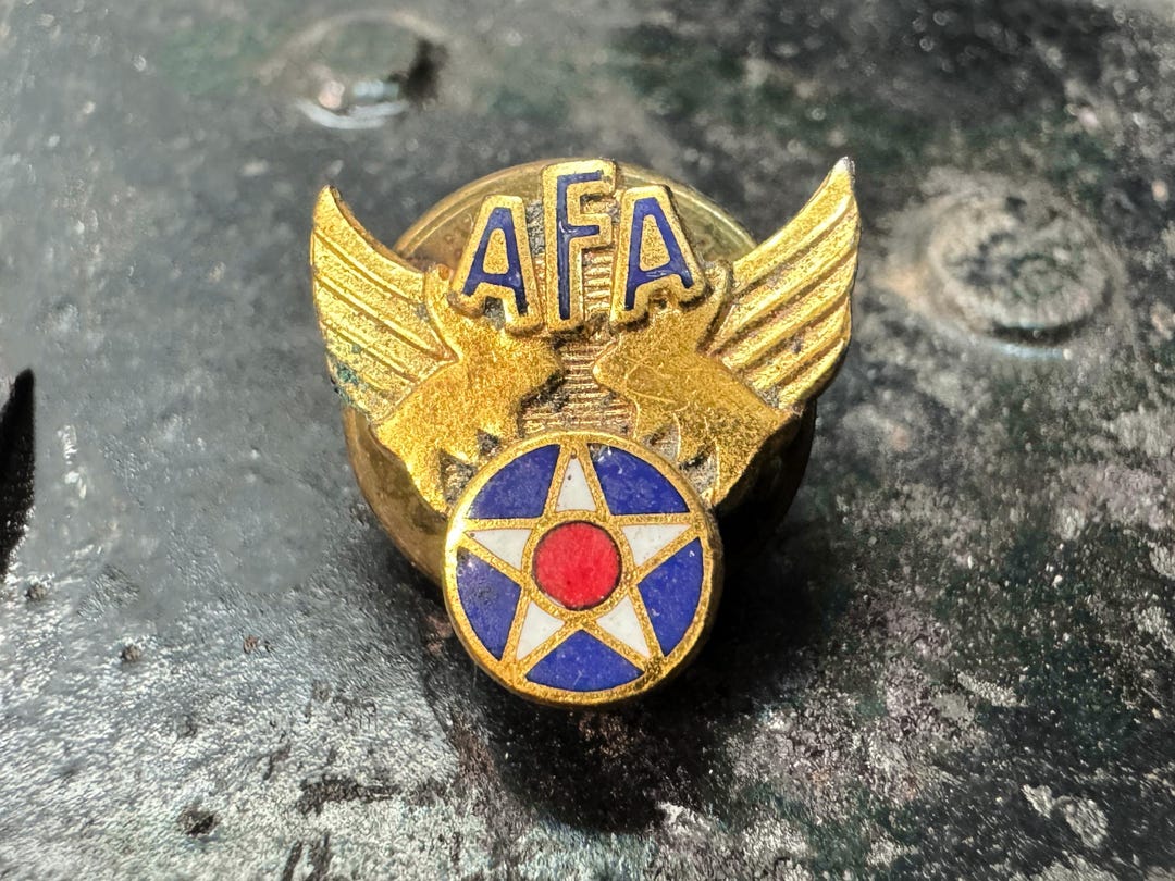 WWII Era Army Air Forces AFA Lapel Pin – Vintage Patriotic Military ...