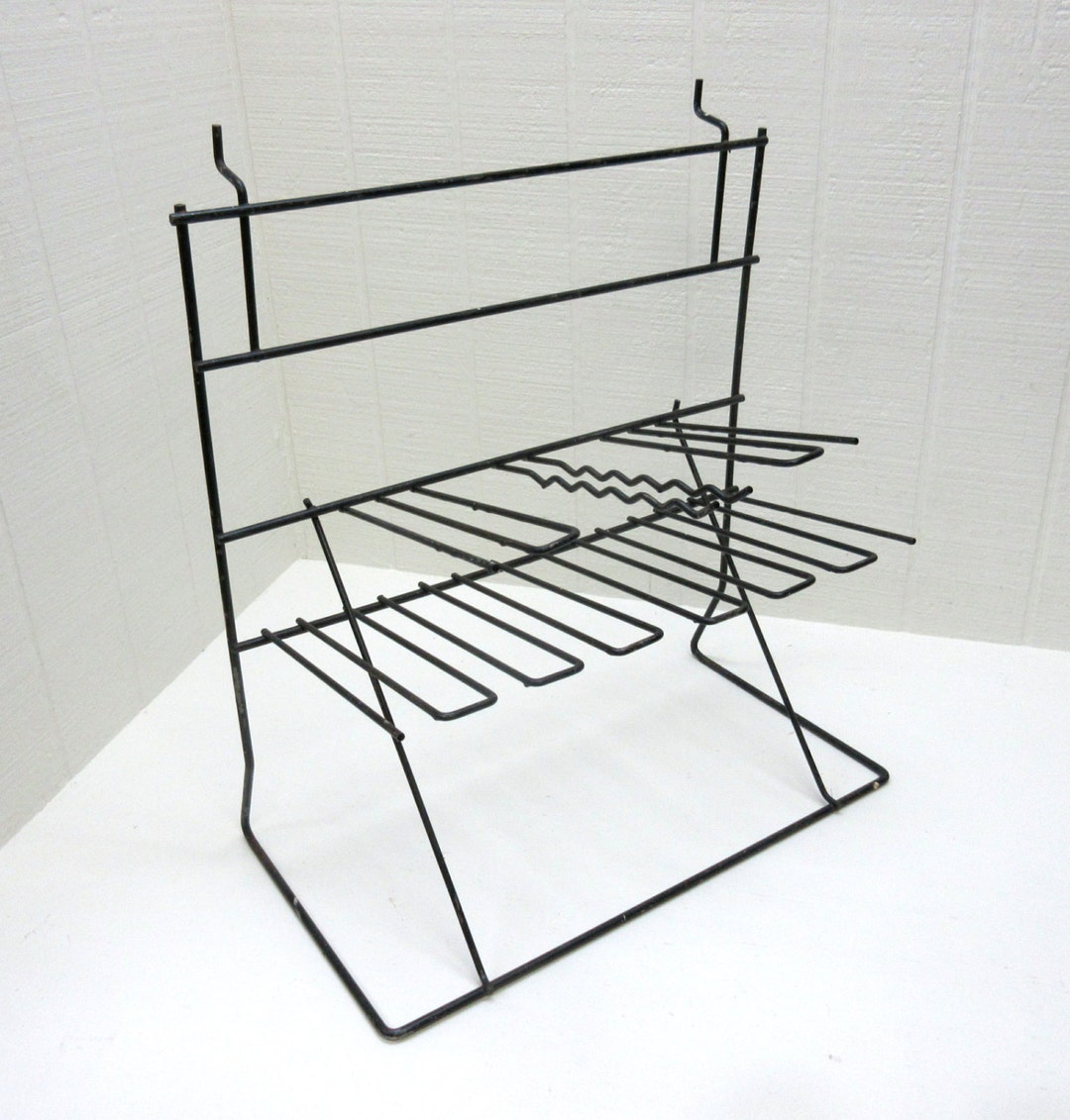 Vintage Metal Display Rack Peg Board Display Rack - Etsy