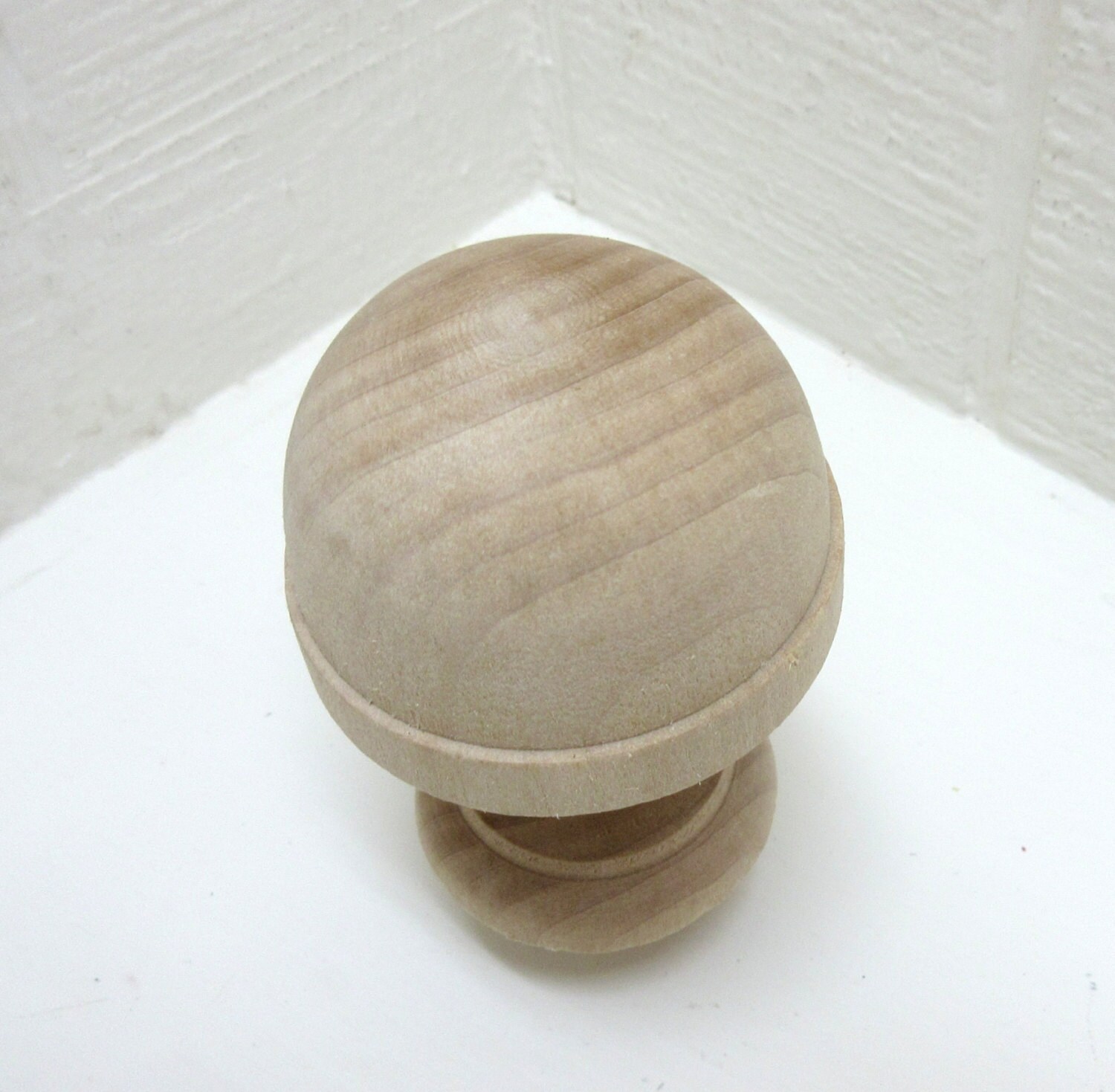 Big Finial Unfinished Wood Finial With Nice Profile | Etsy