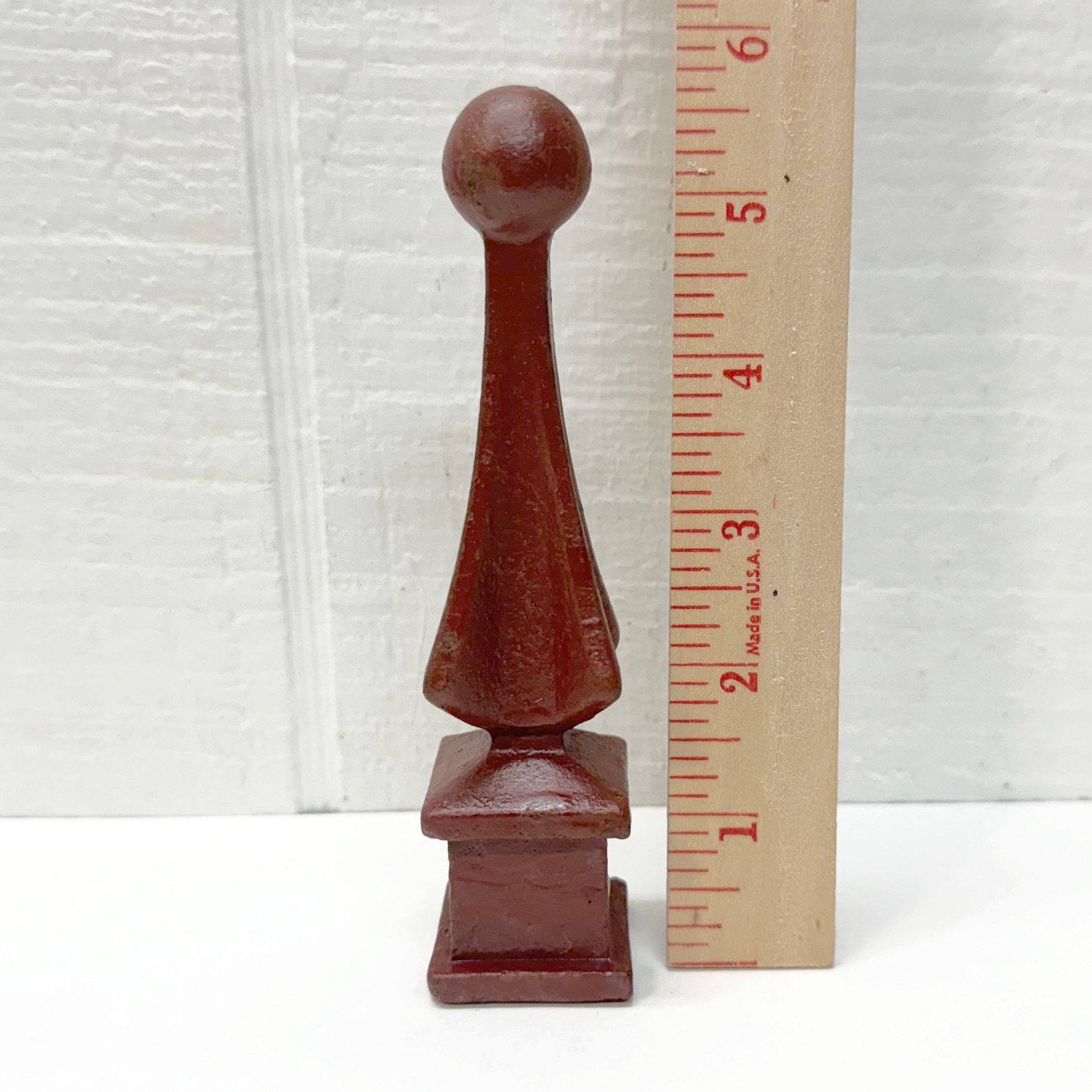 Vintage Cast Iron Finial - Architectural Salvage Steeple Finial 5 3/4 ...
