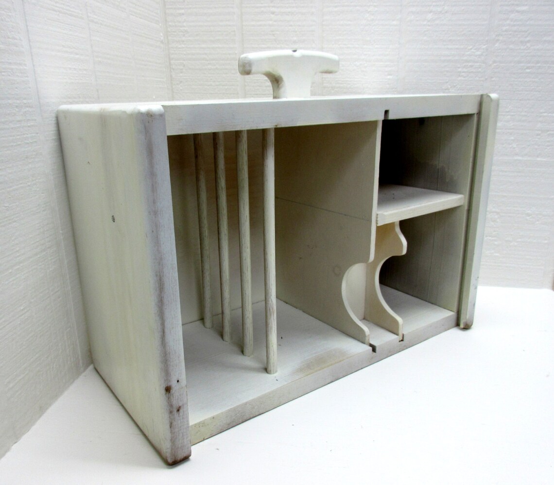 Vintage Portable Wood File Carrier Handmade Desk File - Etsy