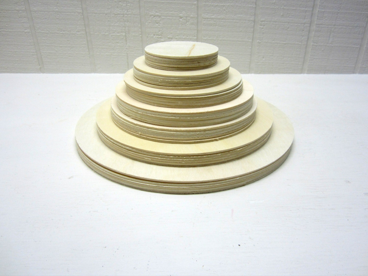 Wooden Circles 10 Inch Unfinished for Signs and Craft Projects Lot of 5 ...