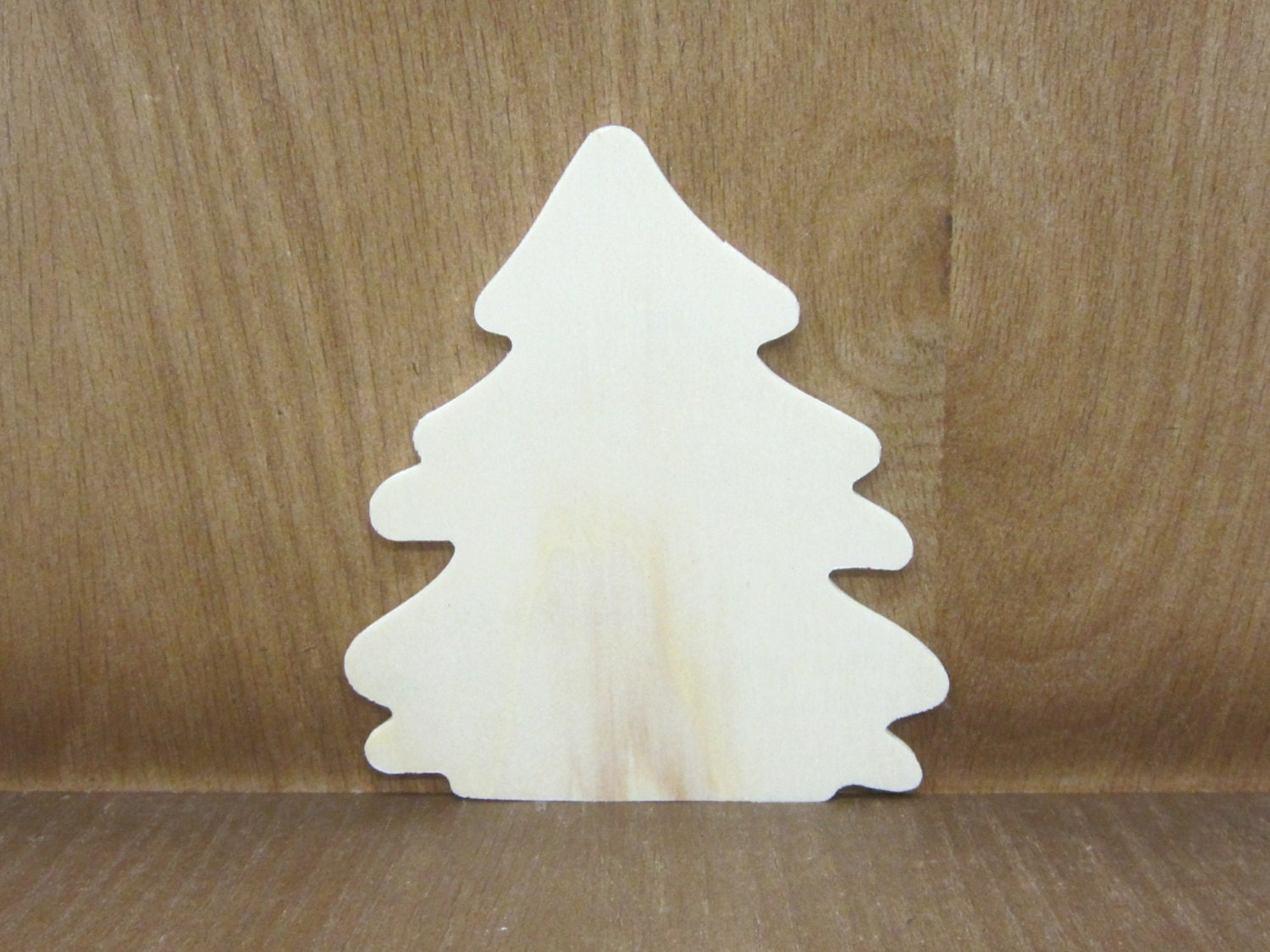 Wooden Christmas Trees Unfinished Set of 5 | Etsy