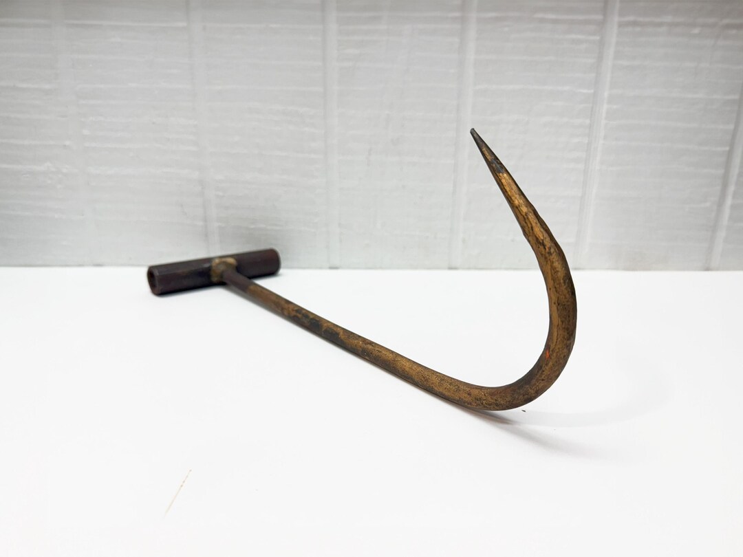 Vintage Hay Hook Rusty Handmade on A Ranch - Etsy