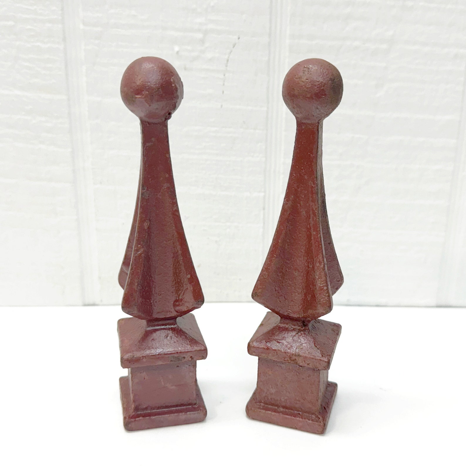 Vintage Cast Iron Finial - Architectural Salvage Steeple Finial 5 3/4 ...