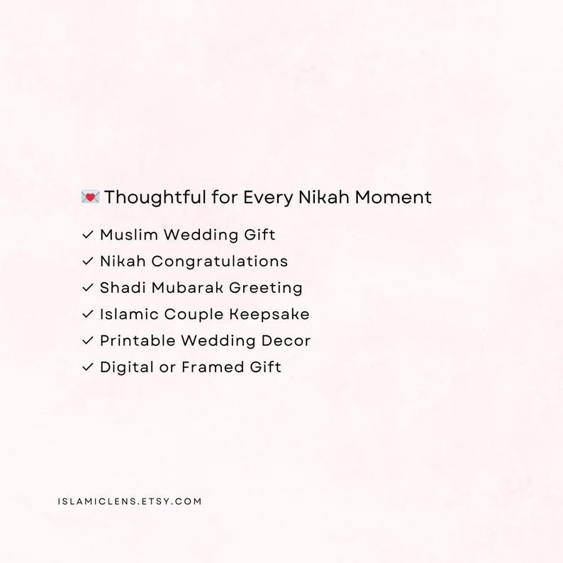 Nikkah Mubarak Card | Nikah Mubarak Wall Art | Islamic Wedding Card ...