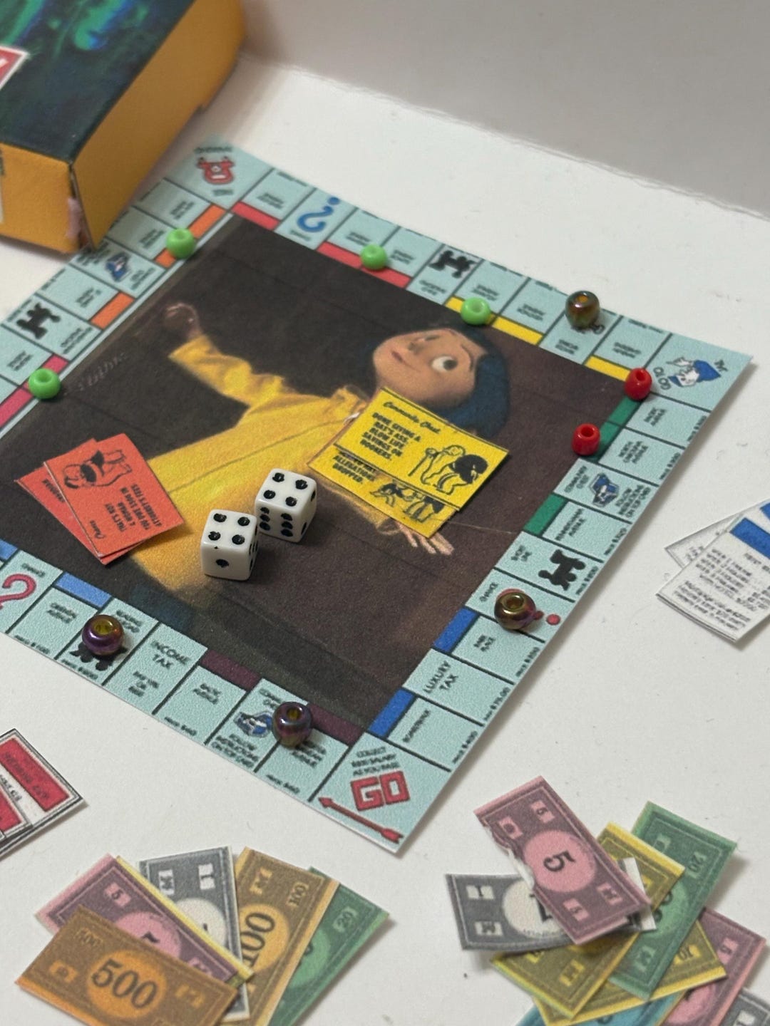 Miniature Monopoly Coraline Halloween Themed Game 1:6 Scale - Etsy